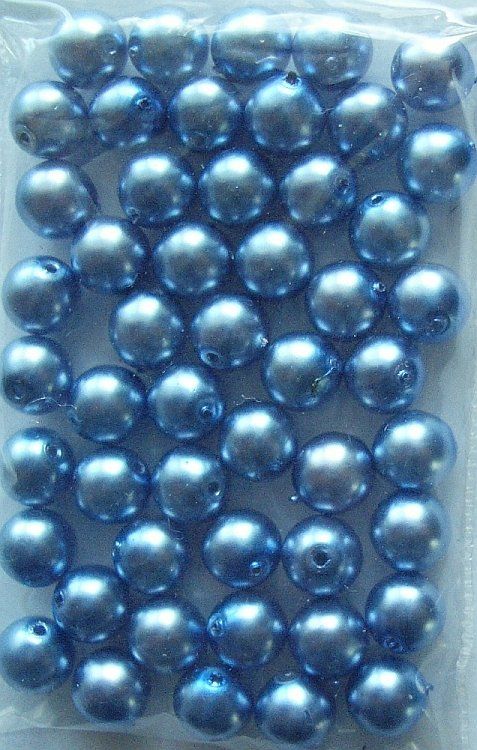 Glaswachsperlen Hellblau 6 mm (Neu und originalverpackt) in Gunzwil für CHF 2 – mit Lieferung ...