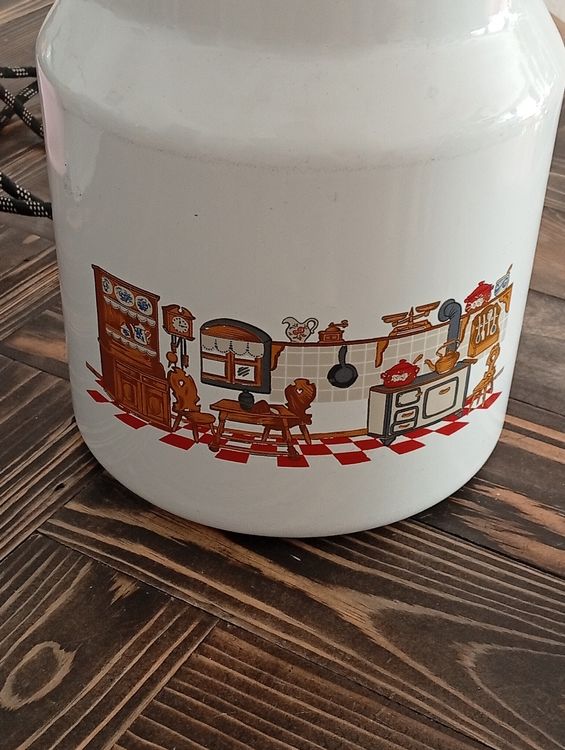 Grosse Milch-Kübel Riess Email Made in Austria. (Gebraucht) in ...