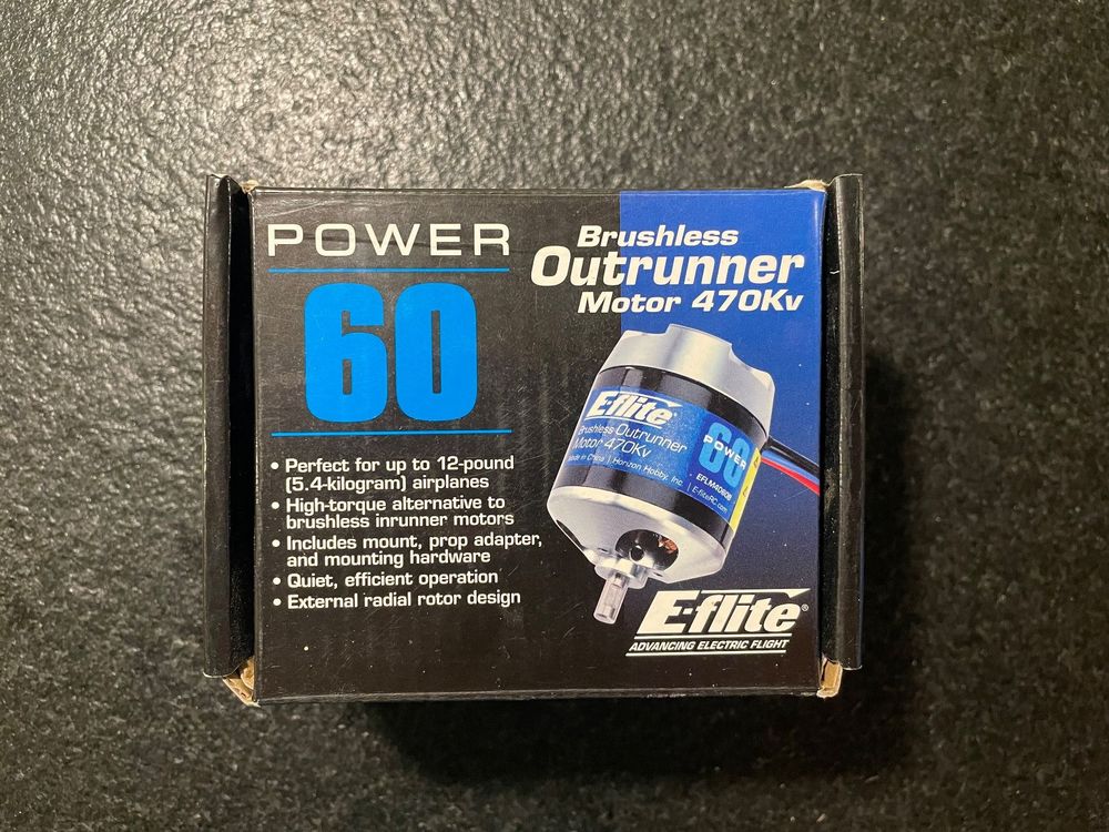 E-Flite Power 60 Brushless Aussenläufer-Motor 470kv | Kaufen auf Ricardo