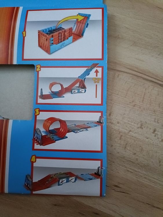 Hot Wheels Track Builder Bahn Race Crate, neu (Neu (gemäss Beschreibung ...