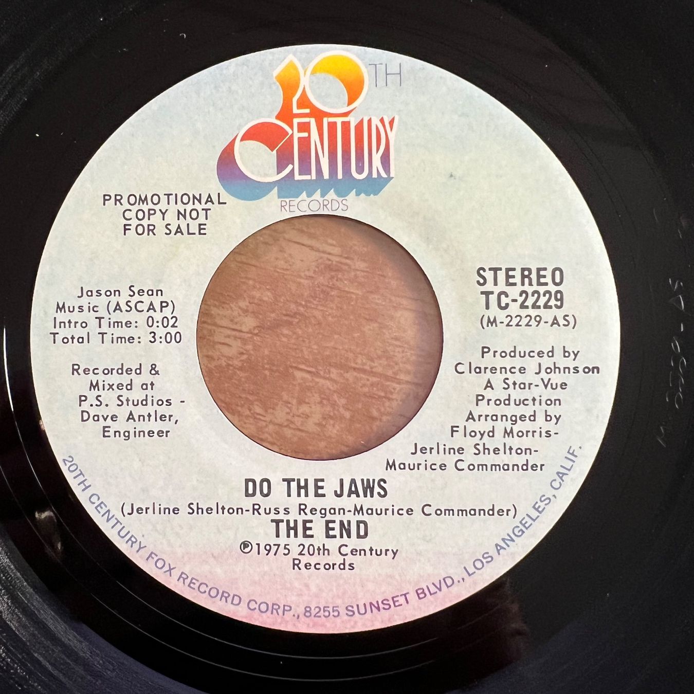 End - Do The Jaws / US-Promo 1975 - Very nice Copy (Gebraucht) in Gais ...