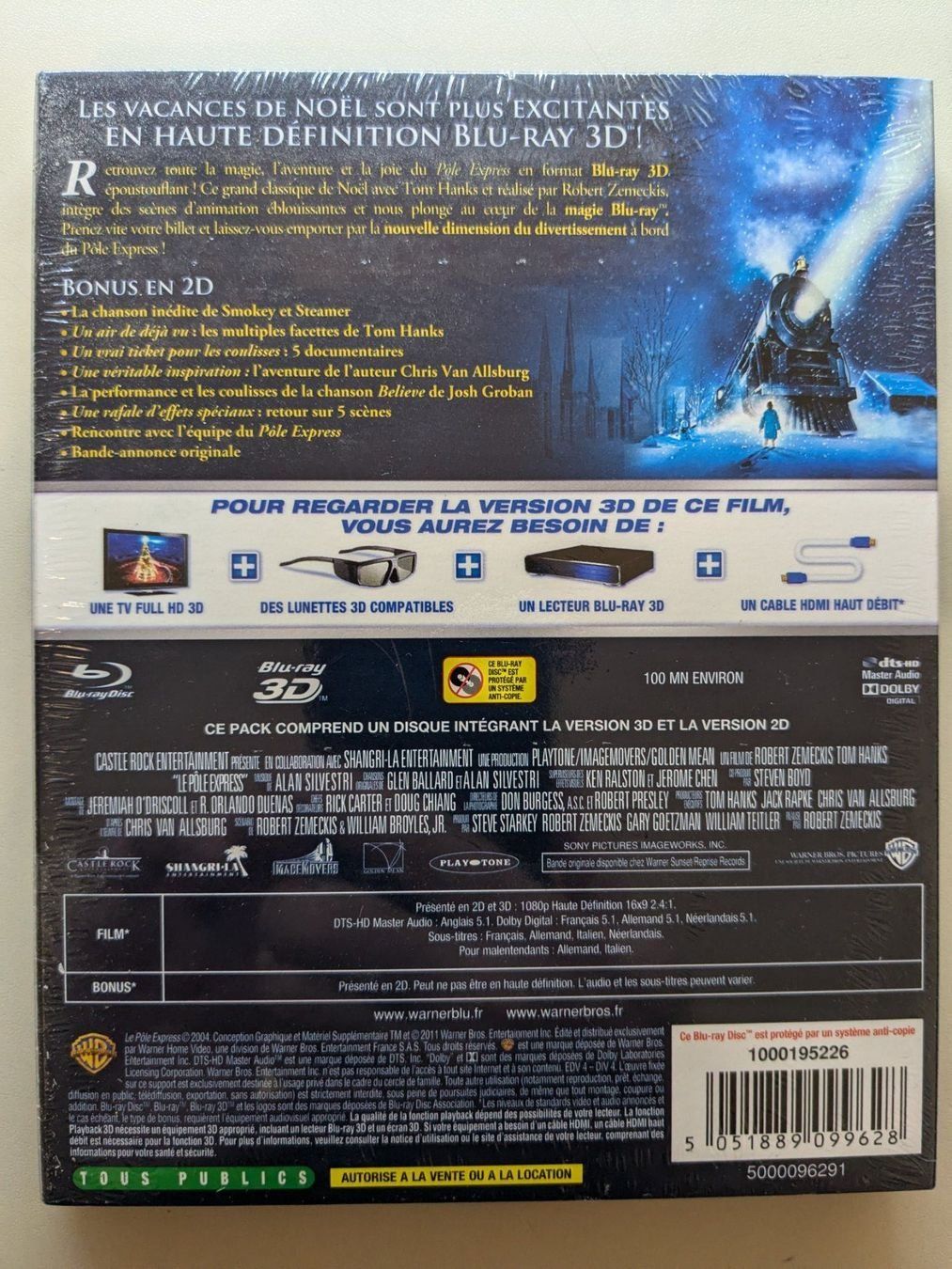 "Der Polarexpress" mit Tom Hanks [Blu-ray/2D&3D/neu&OVP] (Neu und ...