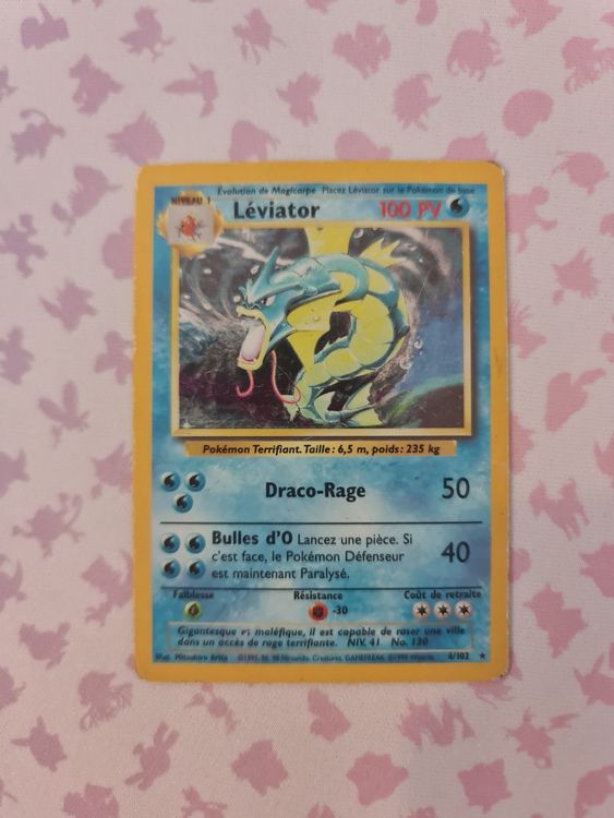 Pokemon Set de base Léviator Holo 6/102 FR (Gebraucht) in Morges für ...