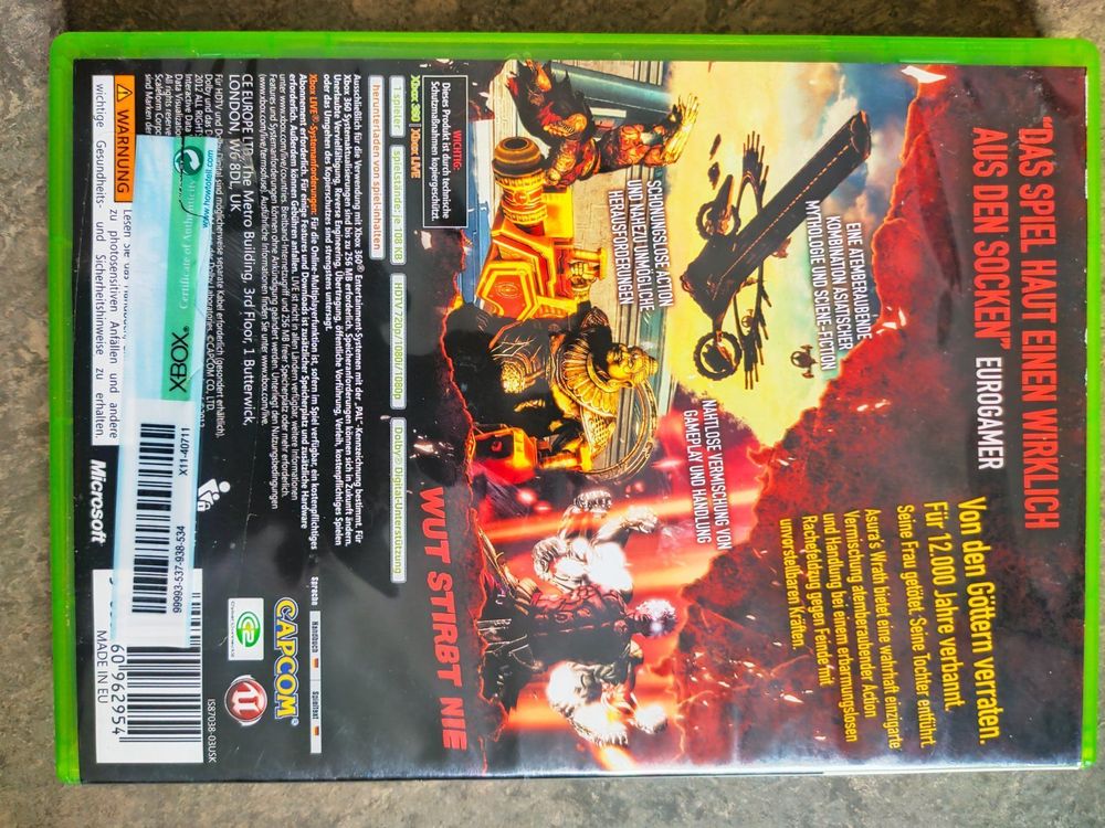 Asura's Wrath - Xbox 360 (Gebraucht) in Glattbrugg für CHF 11 – mit ...