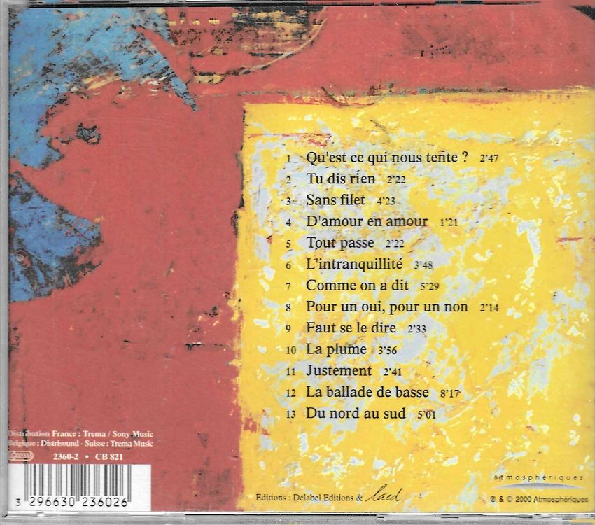 Louise Attaque 2 CD's - Same & Comme on a dit (Gebraucht) in Savagnier ...