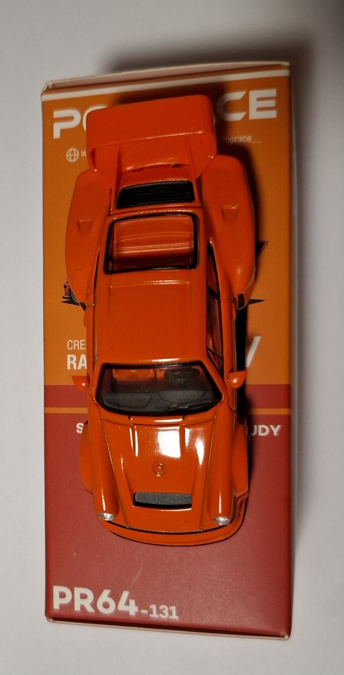 POP RACE SINGER DLS TURBO STUDY 1/64 PORSCHE (Neu und originalverpackt ...