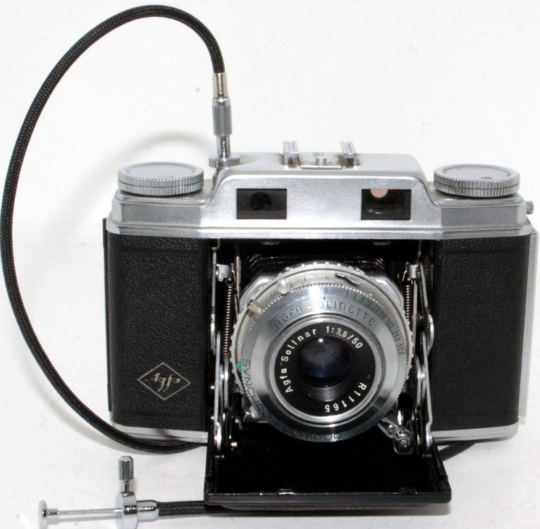 / AGFA SUPER SOLINETTE + 3.5 / 50 SOLINAR + Drahtauslöser | Kaufen auf ...