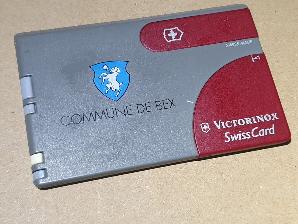 Commune de Bex VAUD - SwissCard Victorinox Sackmesser (Gebraucht) in ...