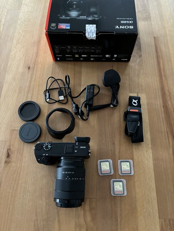 Sony Alpha 6400 Kamera mit Zubehör (Gebraucht) in Trachslau für CHF 750 – mit Lieferung auf ...