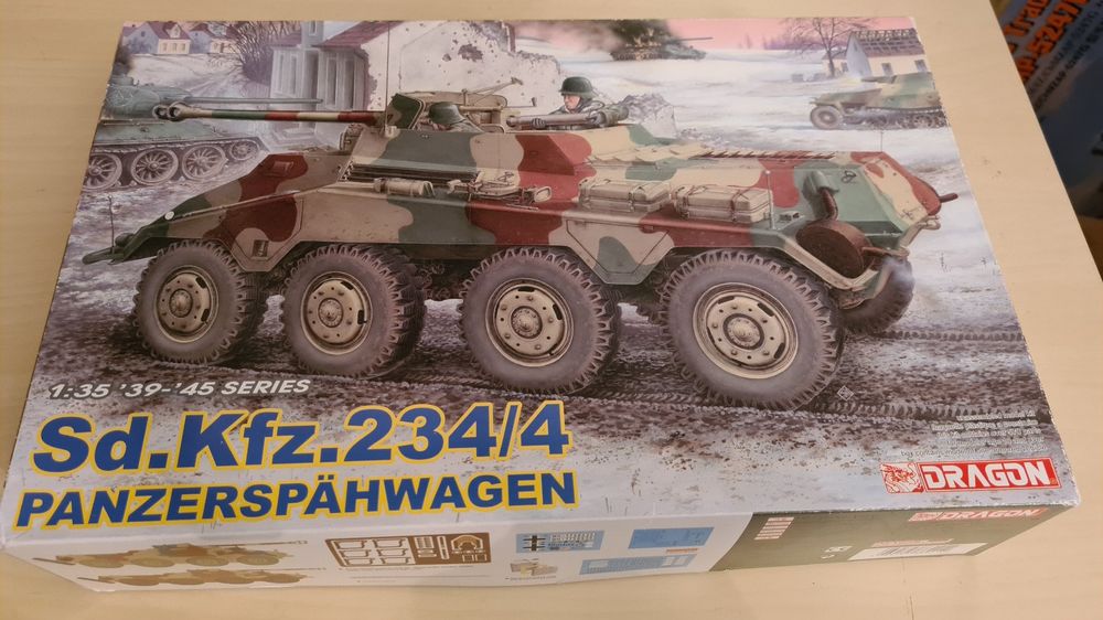 1:35 Sd. Kfz. 234/4 Panzerspähwagen - Dragon 6221 (Neu (gemäss ...