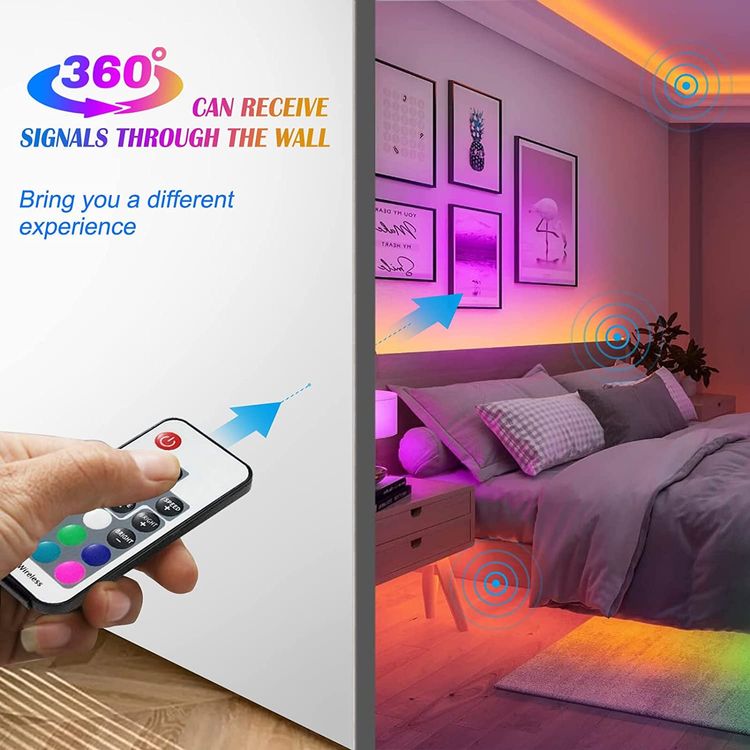 RGB LED Strip 5m USB Hintergrundbeleuchtung Beleuchtung TV | Kaufen auf ...