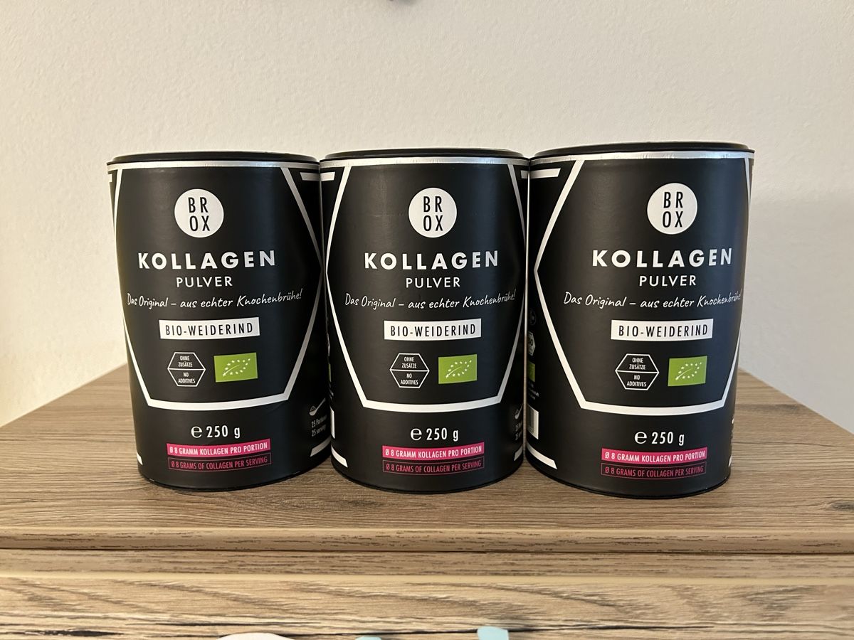 Bonebrox Kollagen Pulver – Bio-Weiderind (3 Dosen à 250 g) (Neu und ...