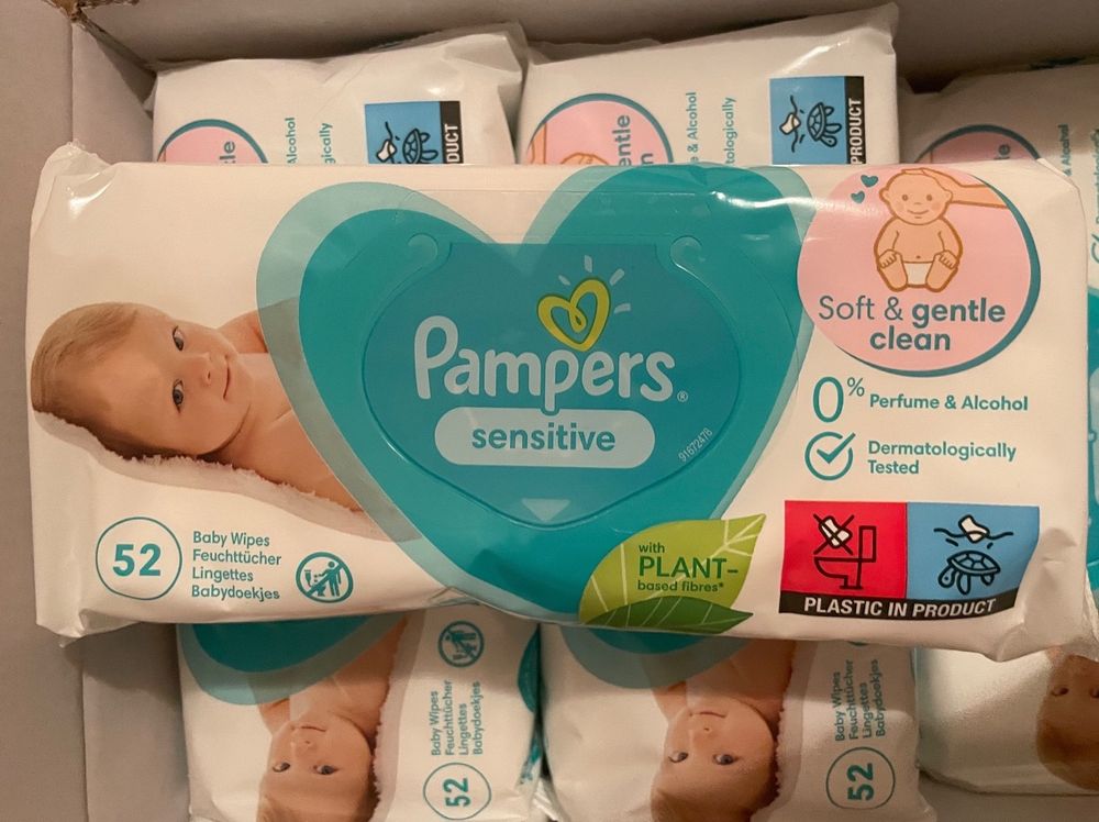 Pampers Feuchtücher 12 Packungen | Kaufen auf Ricardo