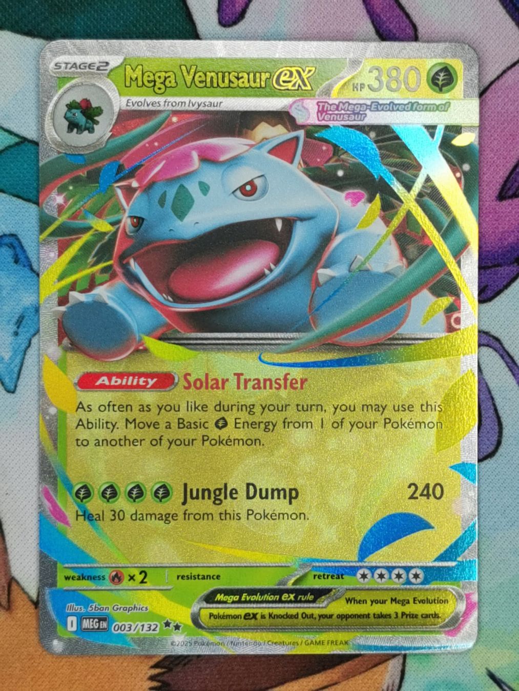 Pokemon Mega Venasaur EX 003/132 Mega Evolution (Neuf (Voir description ...