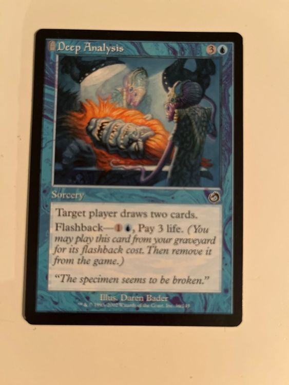 1 x Deep Analysis - Magic: The Gathering - MtG (Gebraucht) in Kriens ...