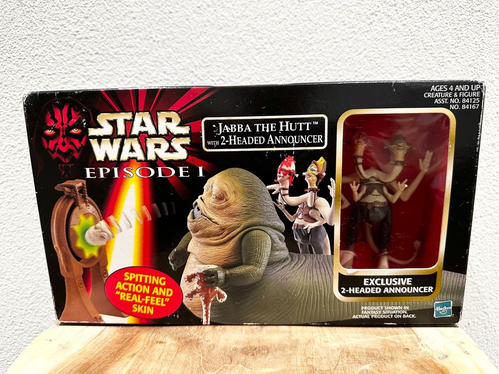 STAR WARS EPISODE 1 JABBA THE HUTT HASBRO Neu 1999 vintage (Gebraucht ...