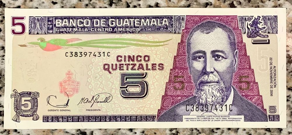 5 Quetzales Guatemala 2006 UNC | Kaufen auf Ricardo