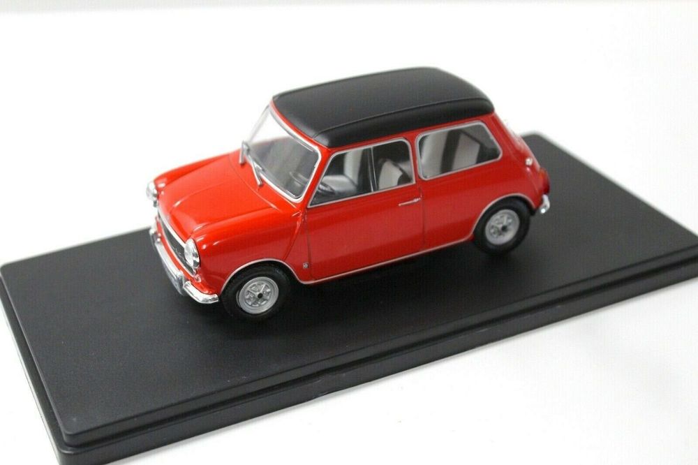 Austin Mini MK IIII Cooper 1300 1969-1976 rot / schwarz 1:24 (Neu und ...