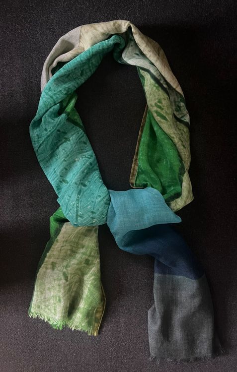 Foulard Albert KriemlerxKatalin Deér farbenfroh, grün, blau (Neu ...