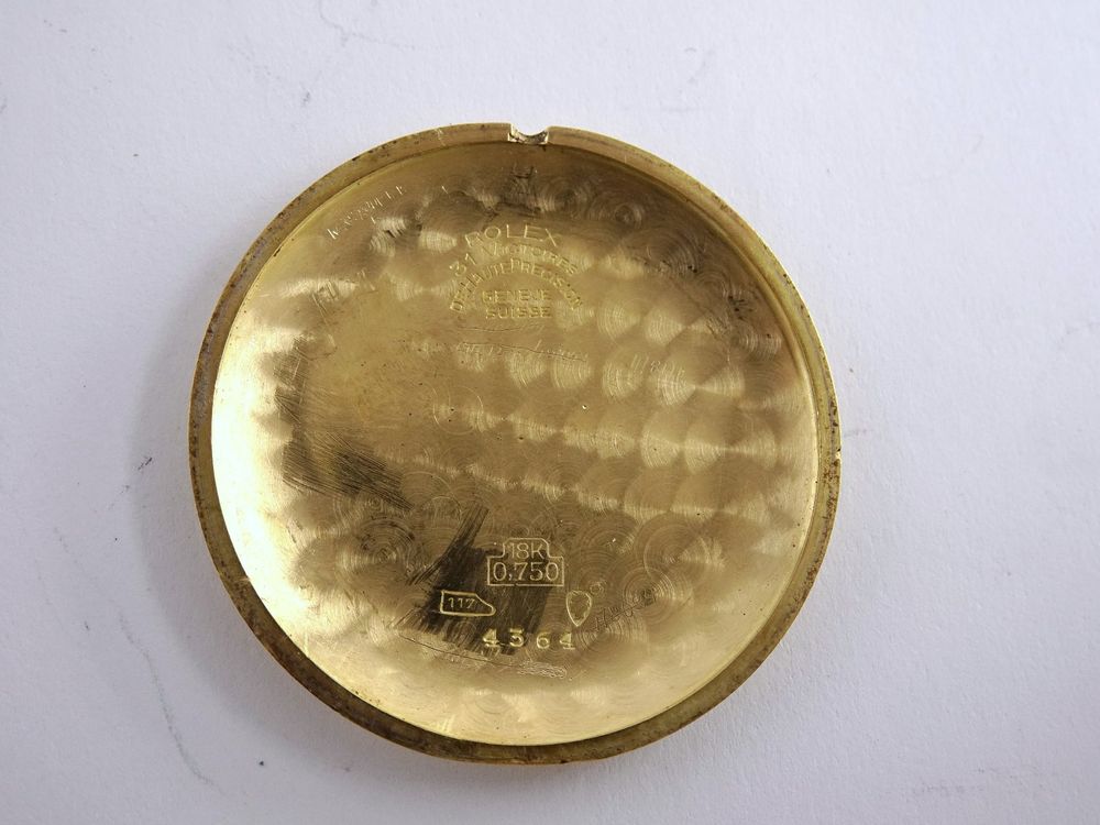 ROLEX CHRONOMETER JUMBO 1945ER TEARDROP LUGS 4364 HANDAUFZUG | Kaufen ...