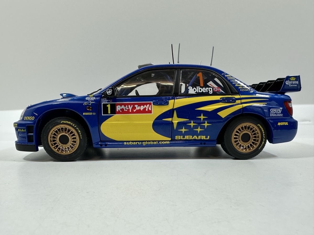 Subaru Impreza WRC 1:18 Rally Japan, Solberg/Mills, SUN STAR (Neu ...