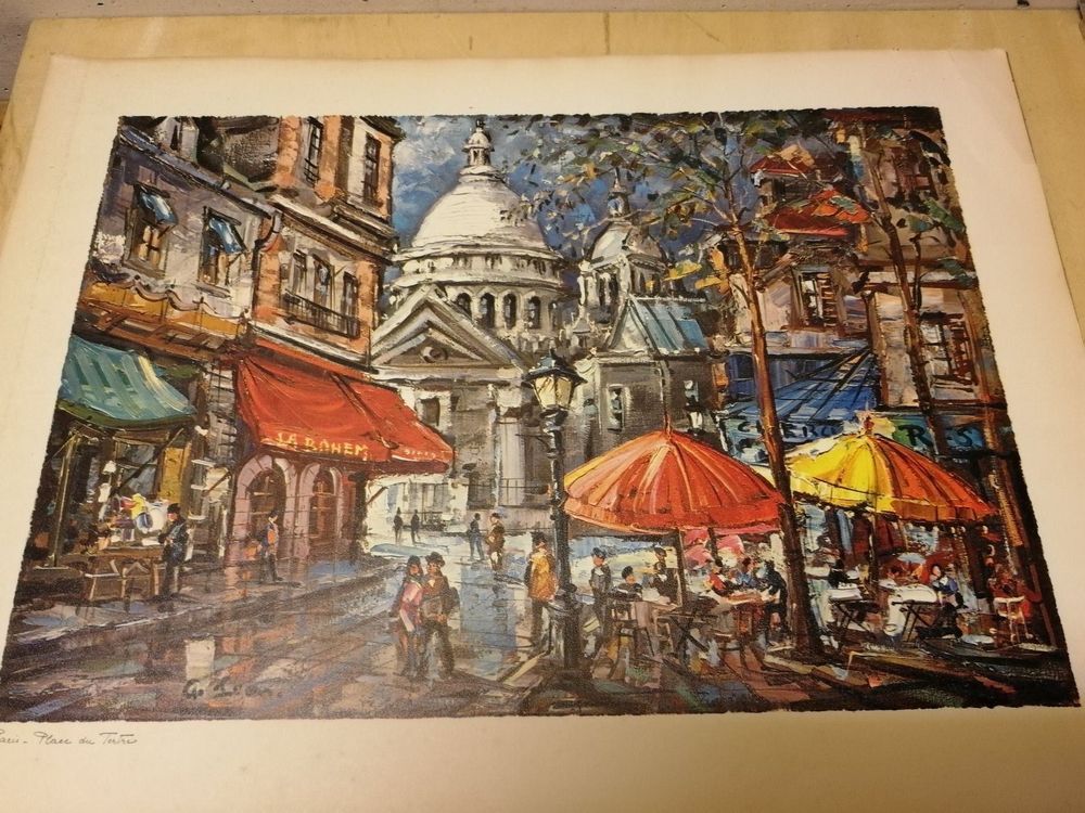 A. Leon, Paris Place du Tertre (Gebraucht) in für CHF 1 – nur Abholung ...