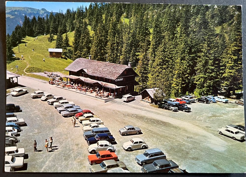 Col du Pillon /Fred. Pernet Bazar, Restaurant/Oldtimer Autos (Gebraucht ...