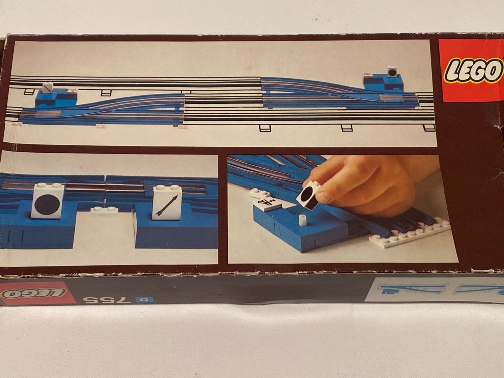 Lego 755 D blaue Gleis WEICHEN 12 V | Kaufen auf Ricardo