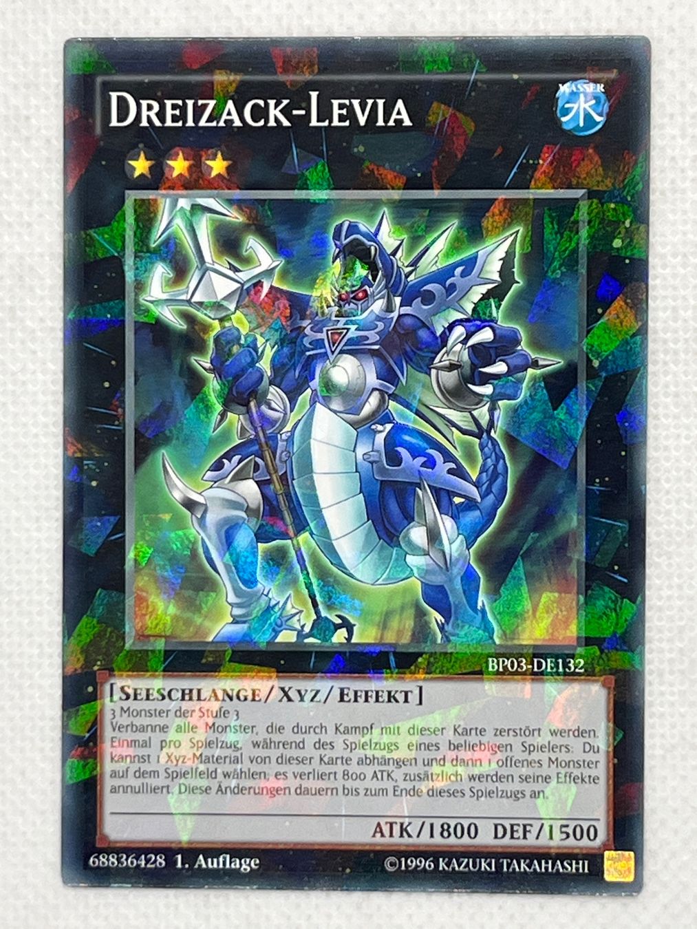 Yu-Gi-Oh! Karte: Dreizack-Levia - Shatterfoil, BP03-DE132 (Gebraucht ...