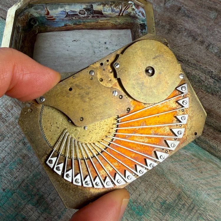 Rare Enamel Musical Box, attr. to Piguet & Meylan, 1810s (Gebraucht) in ...