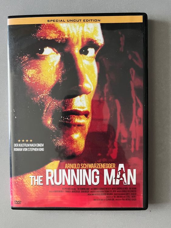 The Running Man (1987) DVD 📀 - Arnold Schwarzenegger (Neu (gemäss ...