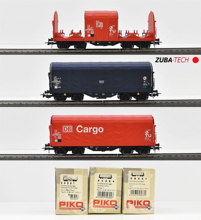 Piko 3x Schiebeplanenwagen DB H0 GS OVP (Gebraucht) in für CHF 60 – mit ...