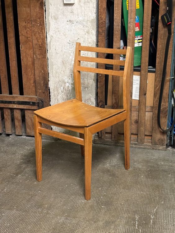 60er Eiche Stuhl Victoria Möbel mid century vintage dänisch (Gebraucht ...