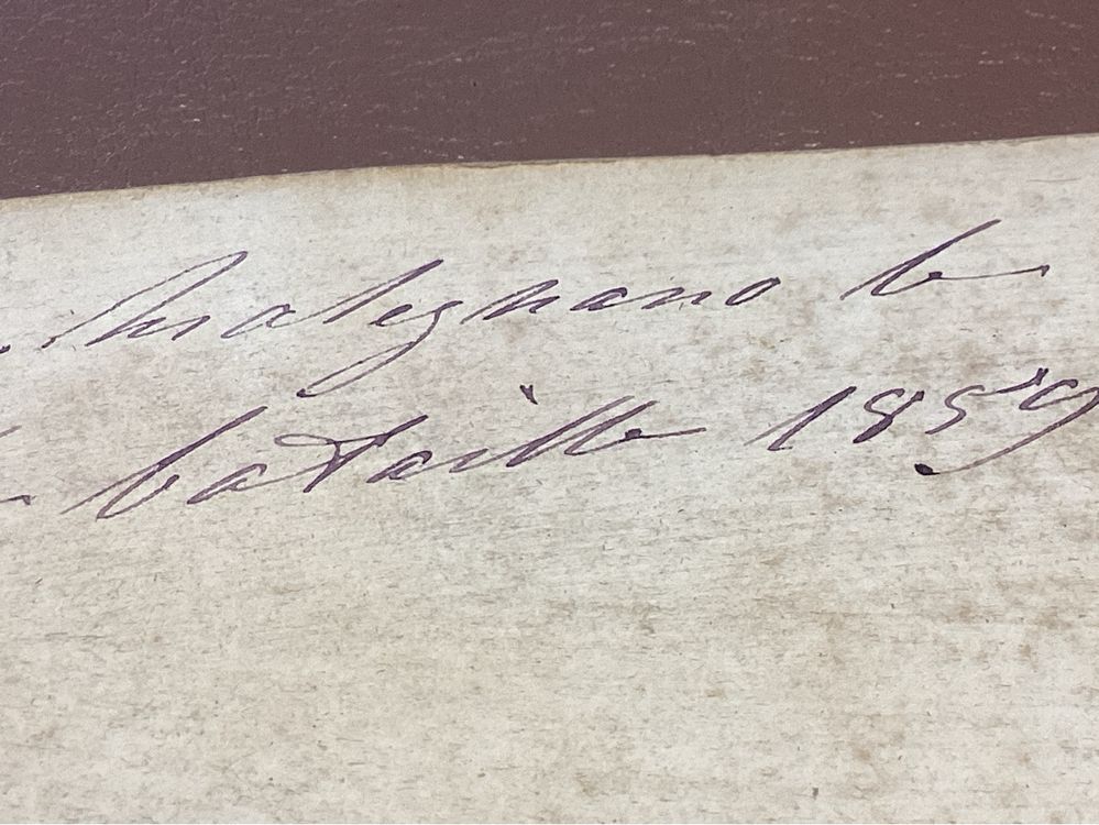 Photo très rare cimetière bataille 1859 à melegnano Italien (Gebraucht ...