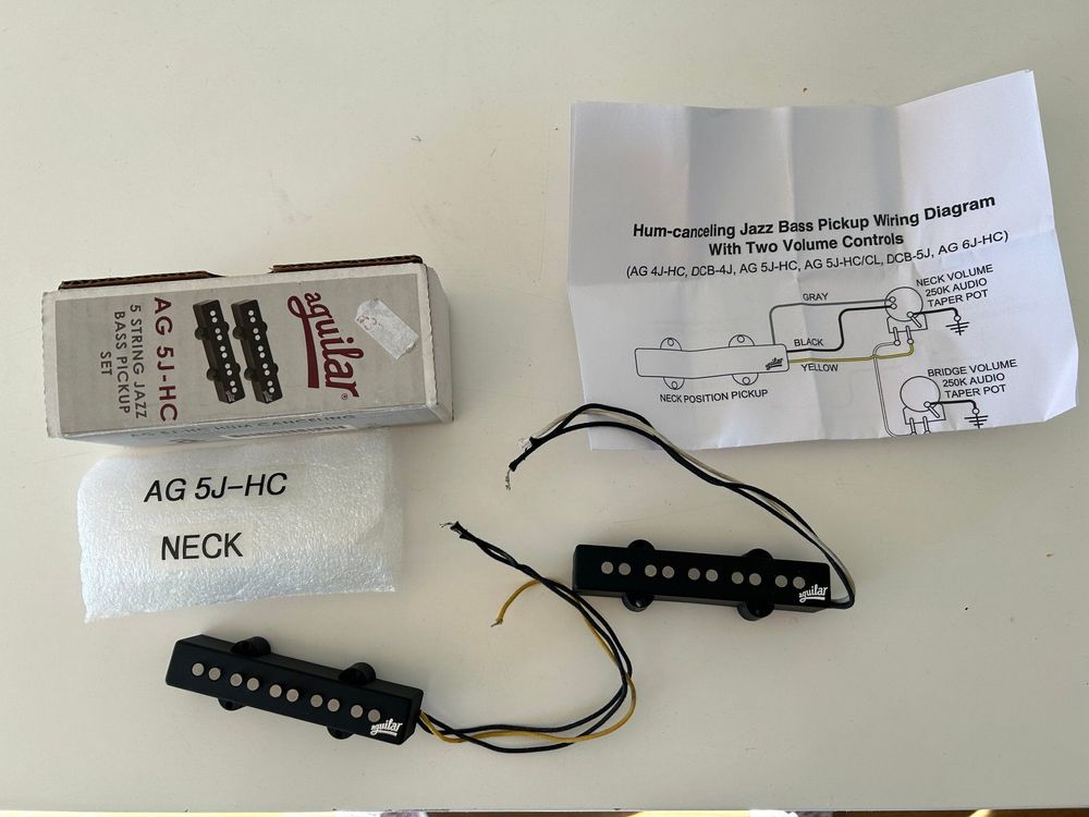 Aguilar AG 5J/HC - Pickups für 5 Saiter Bass. Hum Cancelling (Gebraucht) in Oberhofen Thun'see ...