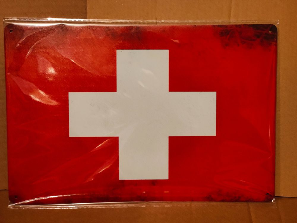 Blechschild Schweiz / Suisse / Svizzera | Kaufen auf Ricardo