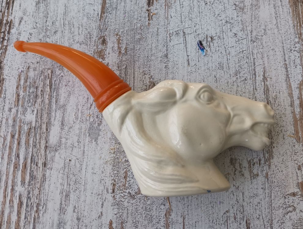 Avon Vintage Perfume Bottle with pipe in Horses Head shape. (Gebraucht ...