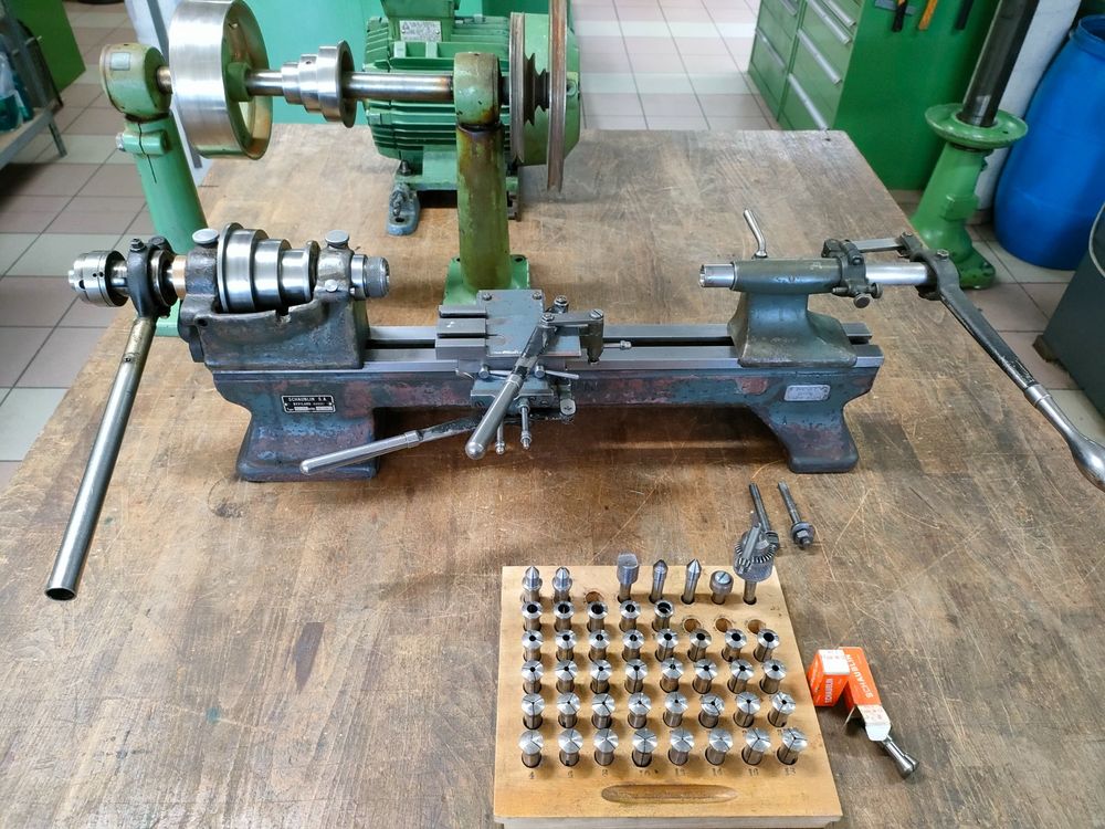 Schaublin 70 Drehbank mit Zubehör, Spannzangensatz W12 (Gebraucht) in Leimbach AG für CHF 990 ...
