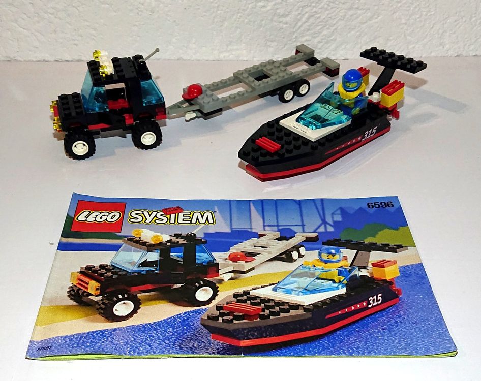 LEGO SYSTEM 6596 WAVE MASTER TRANSPORTER MIT SPEEDBOOT (Gebraucht) in ...