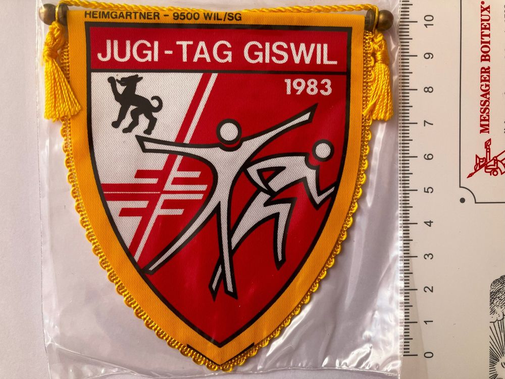 Vintage Fanion/Wimpel JUGI-TAG GISWIL 1983 (Neu und originalverpackt ...