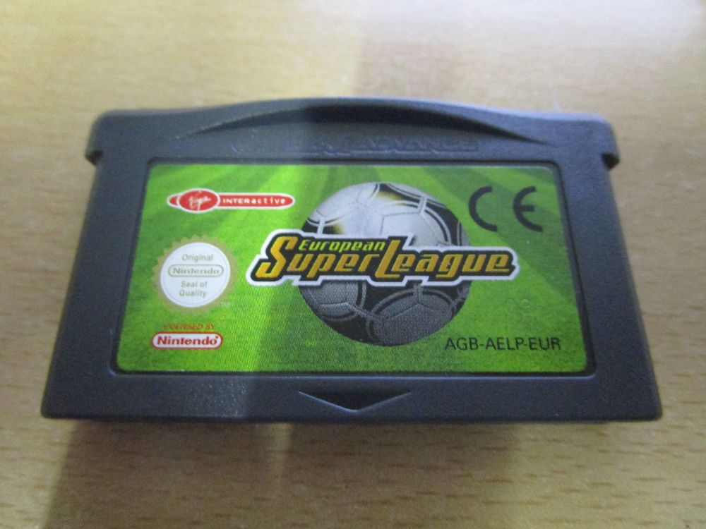 European Super League Game Boy Advance GBA Soccer Fussball (Gebraucht ...