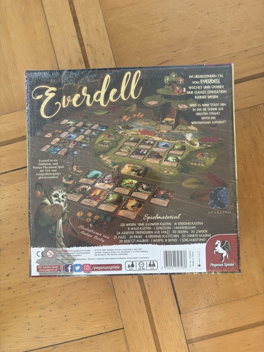 Everdell (Deutsch) – Brettspiel – Neu & OVP (Pegasus Spiele) (Neu und ...