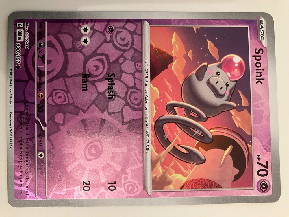 Pokemon Spoink Reverse | Kaufen auf Ricardo