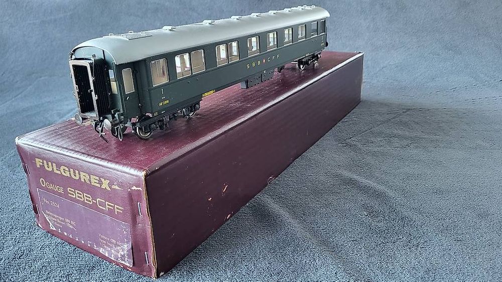 Fulgurex Spur 0 Nr. 2524 - Reisezugwagen SBB-CFF RIC (Gebraucht) in Glis für CHF 800 – mit ...