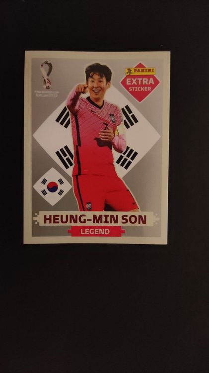 Panini Qatar 2022 | Extra Sticker | Heung-Min Son (Silber) | Kaufen auf ...