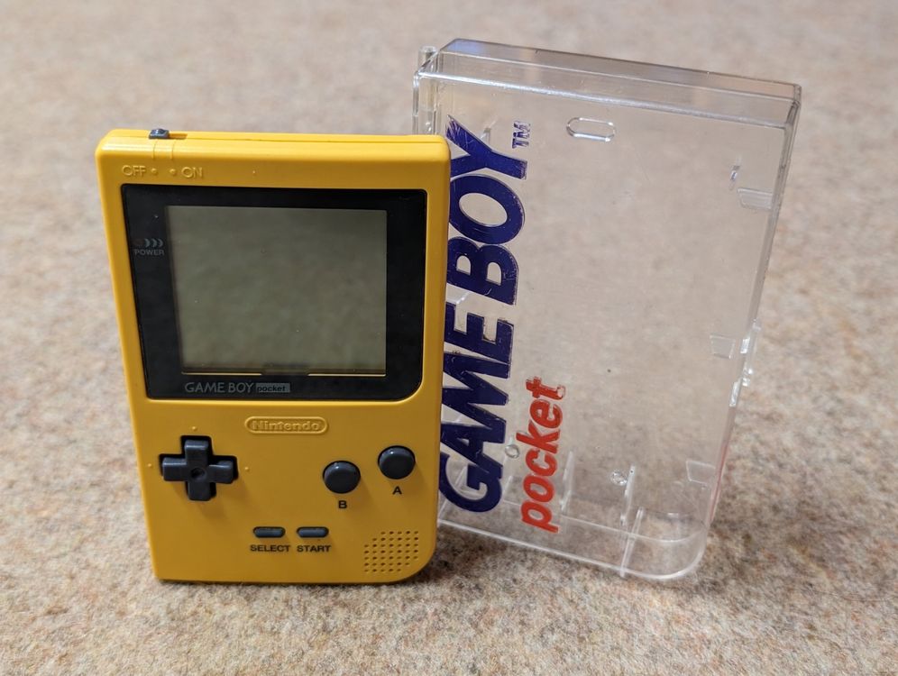 Nintendo Gameboy Pocket Gelb + Original Acryl Case | OVP (Gebraucht) in ...
