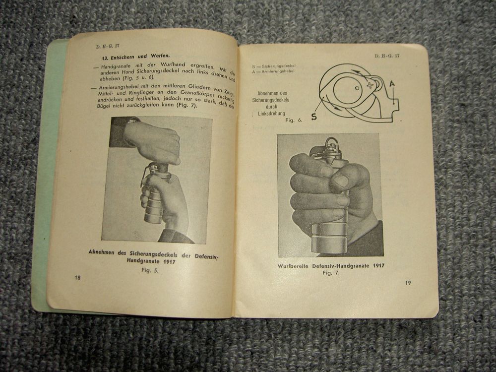Reglement der Schweizer Armee "Die Handgranaten 1946" (Gebraucht) in Schafisheim für CHF 5.5 ...