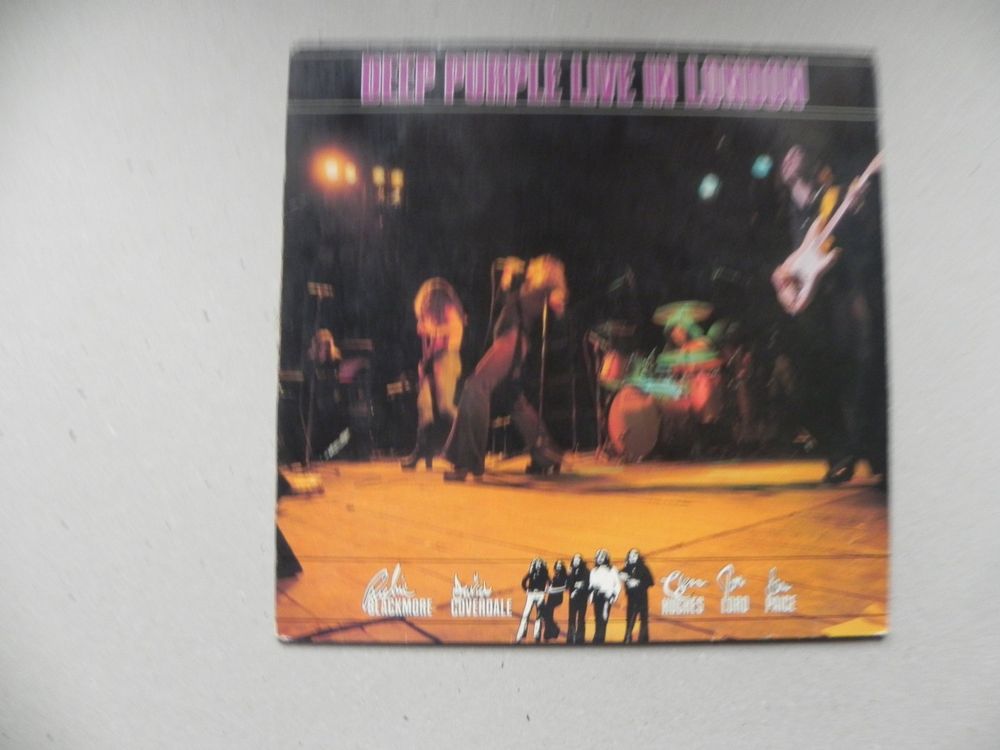 LP Engl. Prog. Rock Band Deep Purple 1982 Live in London (Gebraucht) in ...
