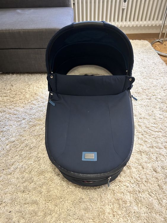 Kaum genutzter Cybex Kinderwagenaufsatz (Bassinet) in blau (Gebraucht ...