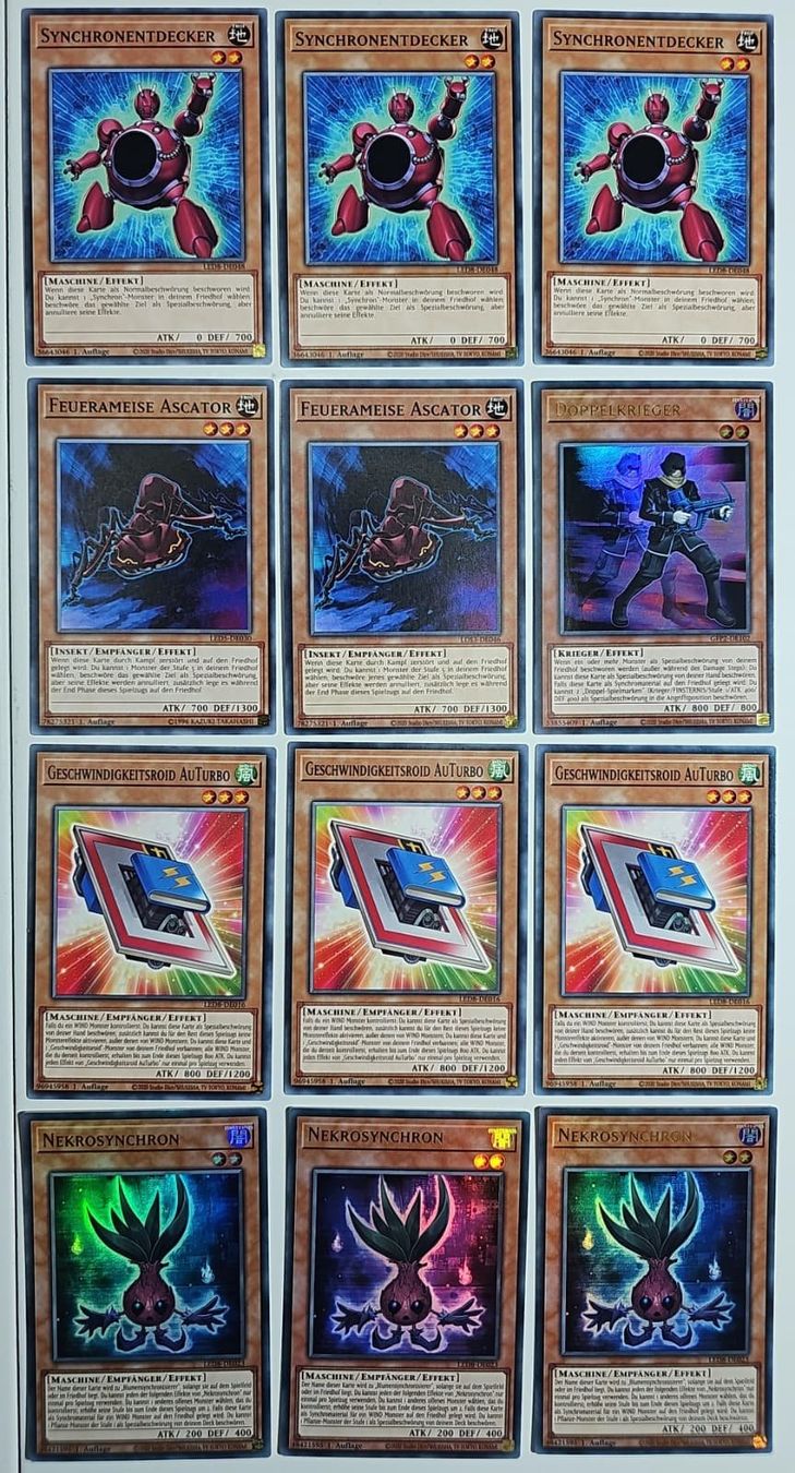 Yugioh Synchro Sternstaub Karten Deck Set Core Sammlung (Neu und ...